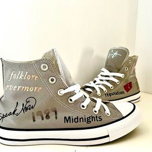 Converse | Shoes | Taylor Swift Converse All Star High Tops | Poshmark